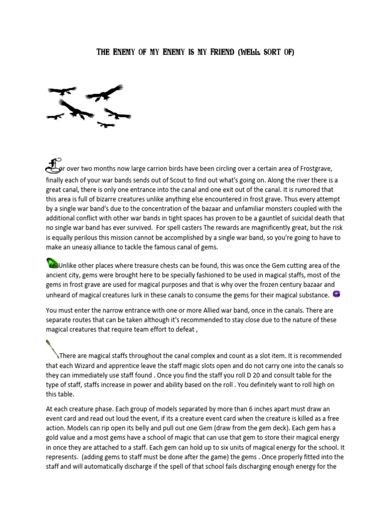 The Enemy of My Enemy Is My Friend | PDF