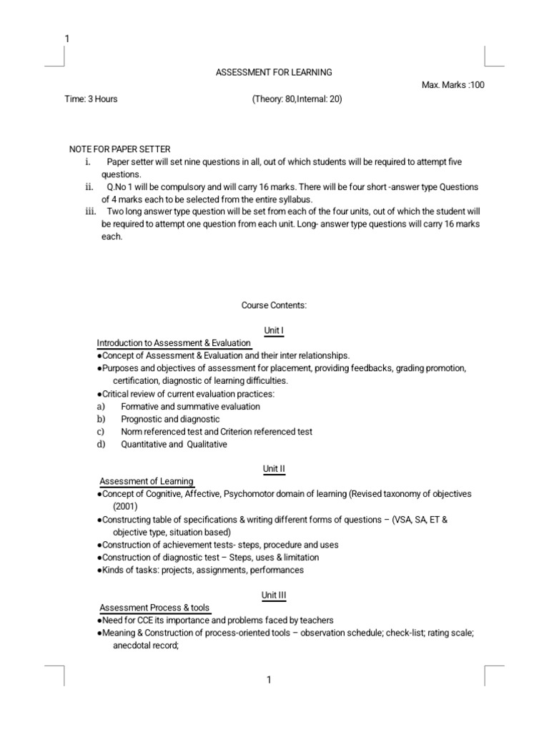 Assessment of learning | PDF | Educational Assessment | Learning
