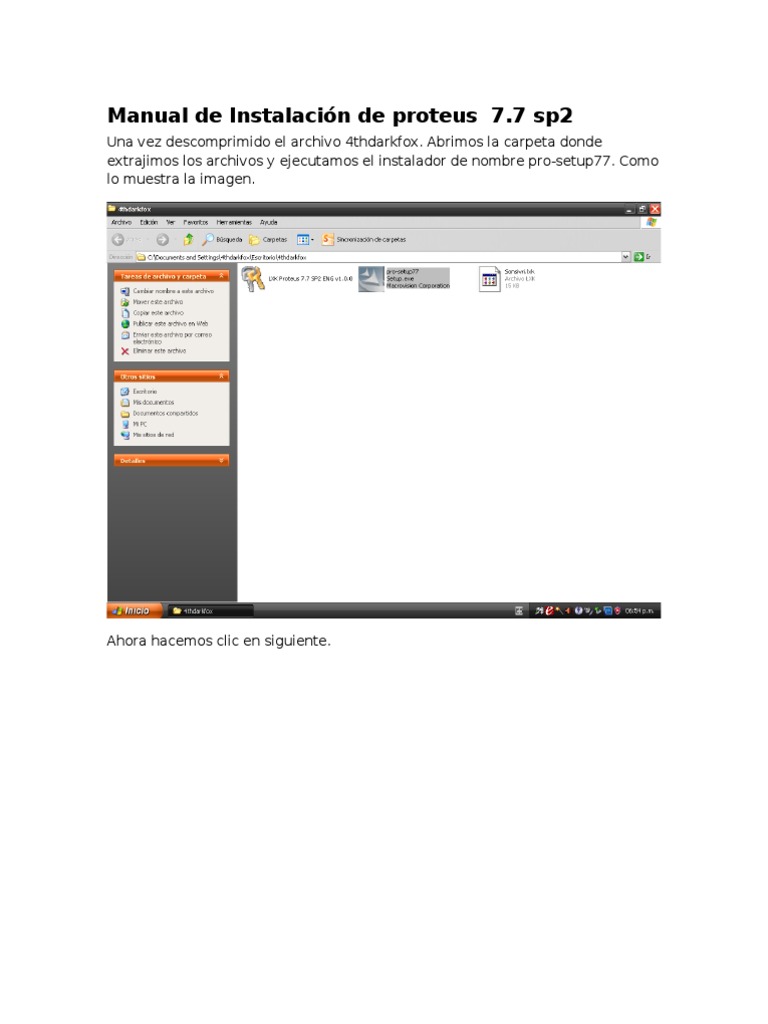 Manual de Instalación de Proteus 7.7 SP2 | PDF | Juegos y actividades ...