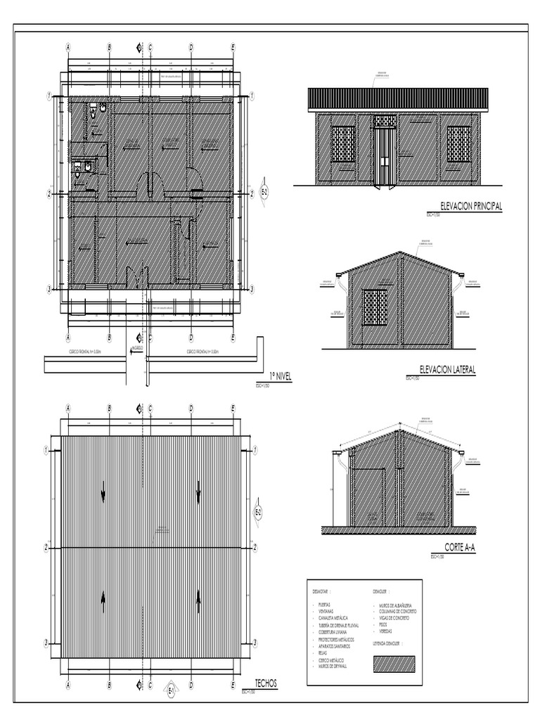 PREGUNTA 3 - DEMOLICION-Layout2.2 | PDF | Drenaje | Hidrología Y Urbanismo