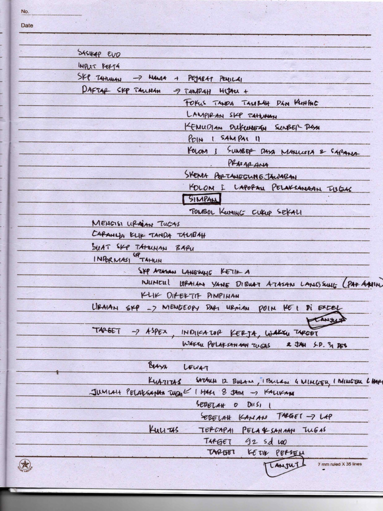 Notula Rapat Sasikap Evo 1 | PDF