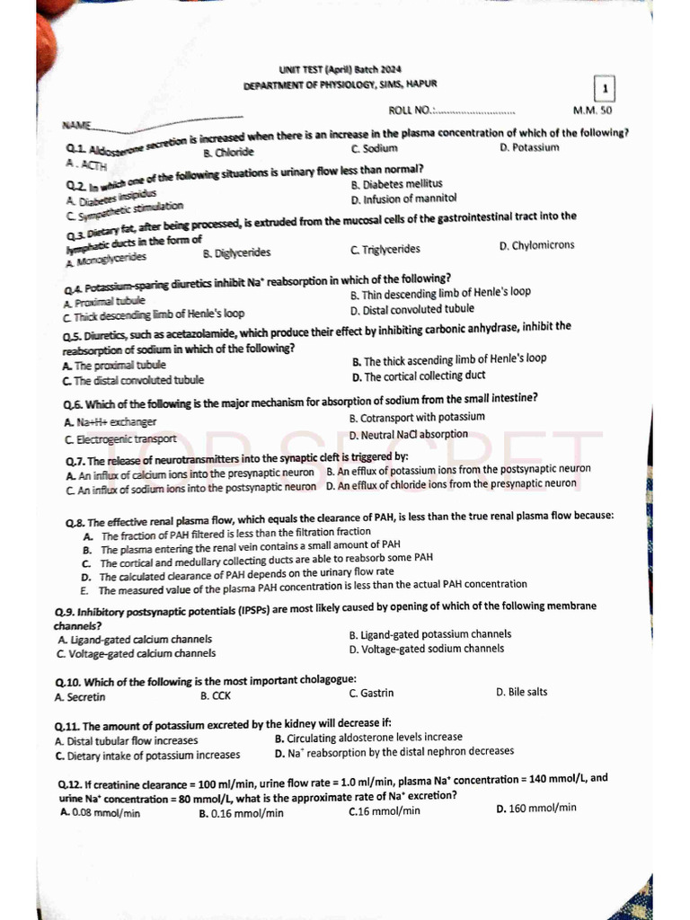 PCT Paper Physio | PDF