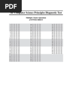 AP CSP Diagnostic Test 70Q | PDF