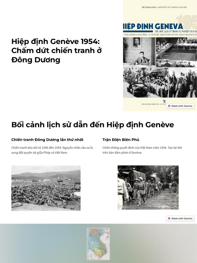 Hiep Djinh Geneve 1954 Cham Dut Chien Tranh o DJong Duong | PDF