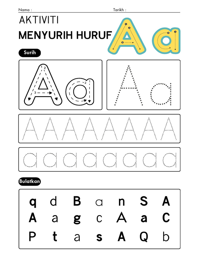 Green Simple Fruit Illustrated Mathematics Count and Color Worksheet | PDF