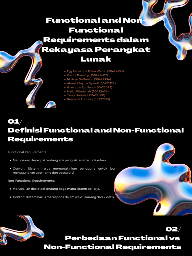 Functional and Non-Functional Requirements Dalam Rekayasa Perangkat ...