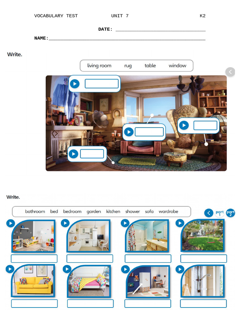 UNIT 7 VOCAB K2 | PDF