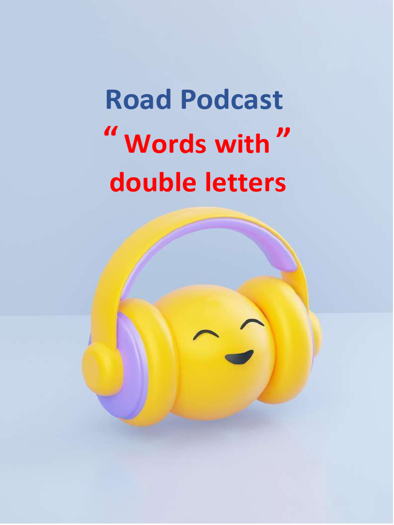 Words With Double Letters | PDF | Consonant | Vowel