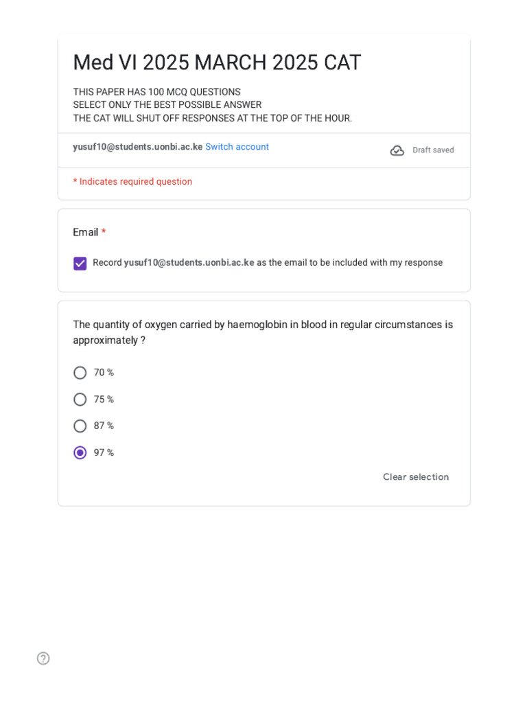 Med Vi 2025 March 2025 Cat | PDF | Anesthesia | Nitrous Oxide