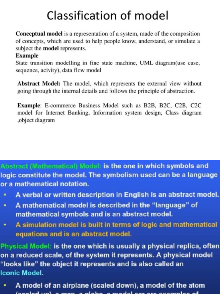 Classification of Model | PDF