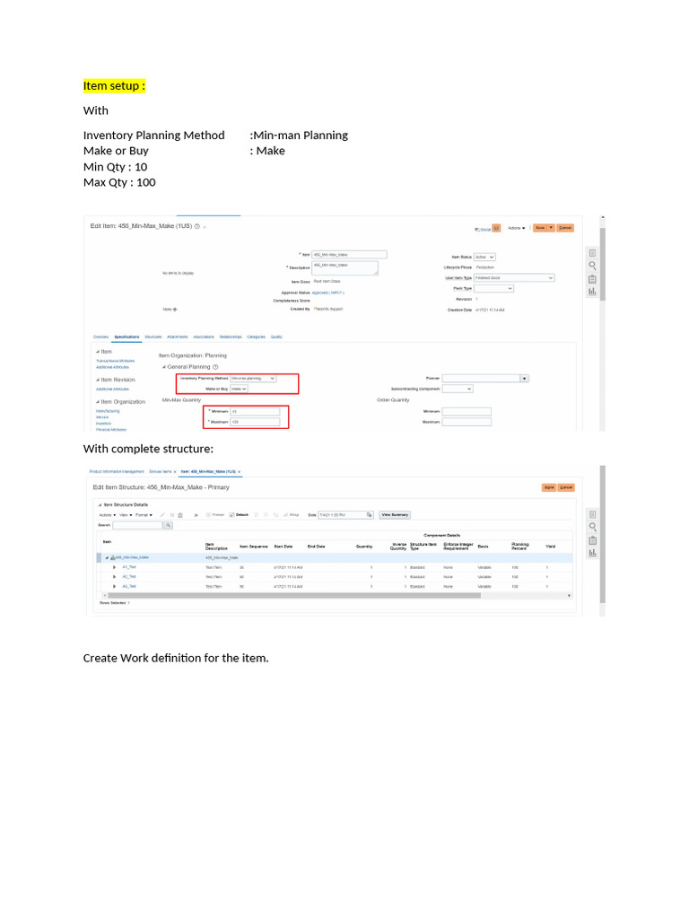 09_Minmax - Work order | PDF