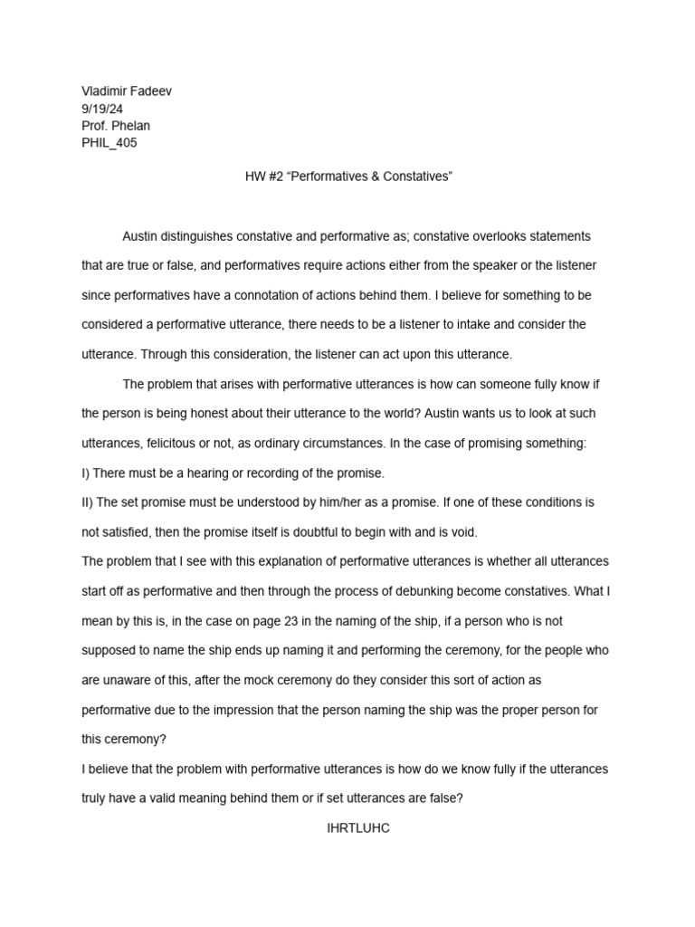 HW 2 Phil 405 | PDF