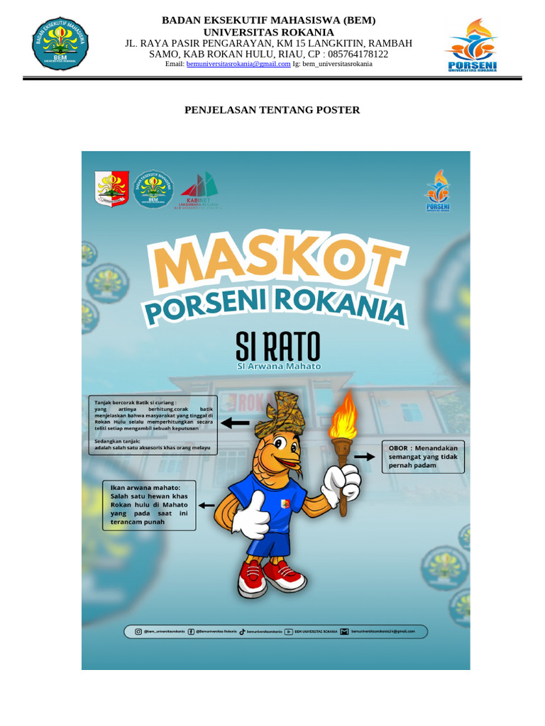 Juknis Porseni Universitas Rokania | PDF