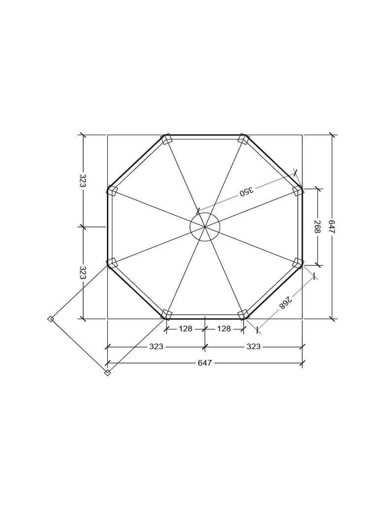 denah segi 8 | PDF