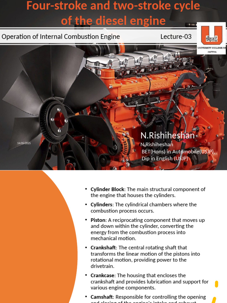 03 - Four Stroke and Two Stroke Cycle Diesel Engine | PDF | Internal ...