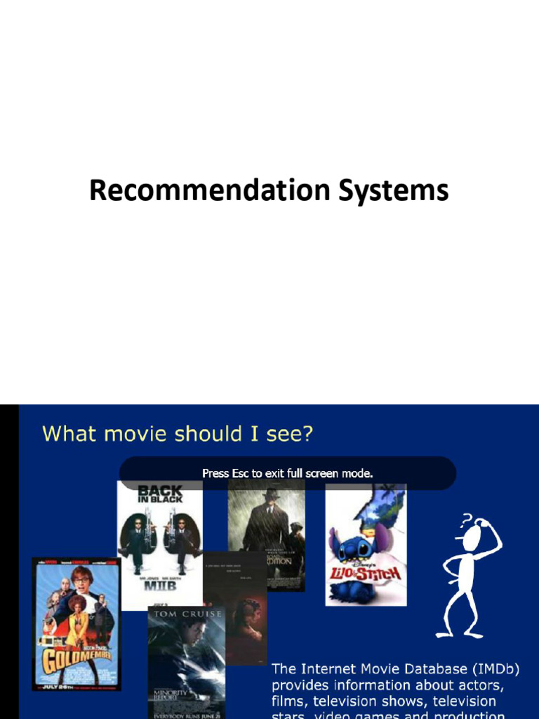 Module 6 - Link Analysis Recommendation Systems | PDF | Information Science | Computing