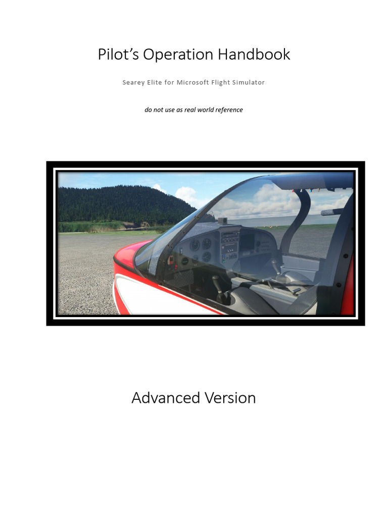 Searey Elite MSFS Pilot Handbook | PDF | Takeoff | Landing Gear