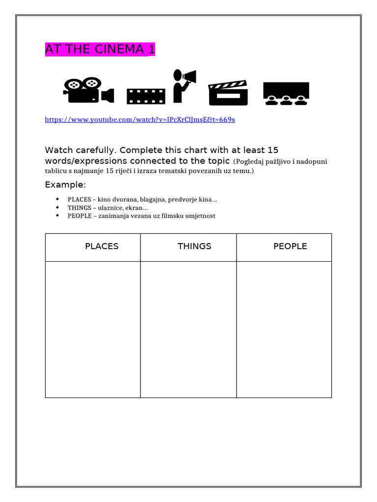 At The Cinema 1 | PDF