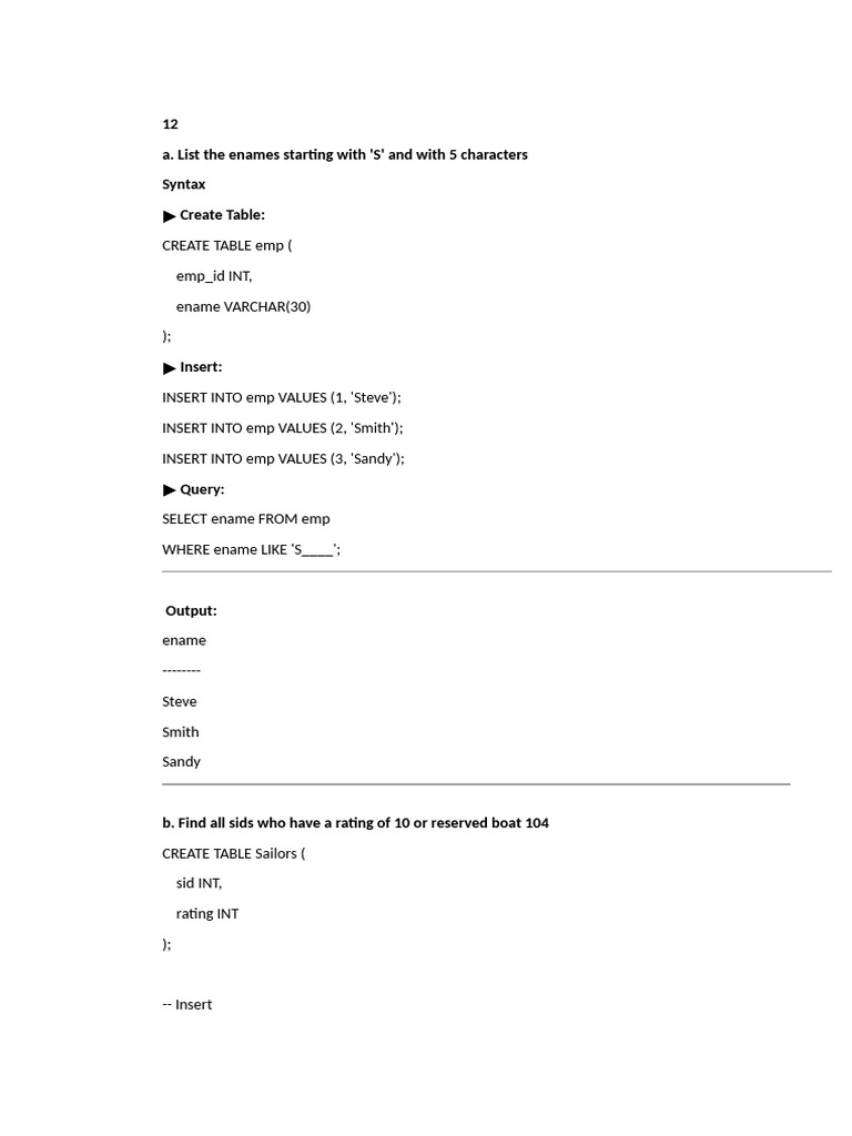dbms internal ans 12 13 14 | PDF | Computing | Software Engineering