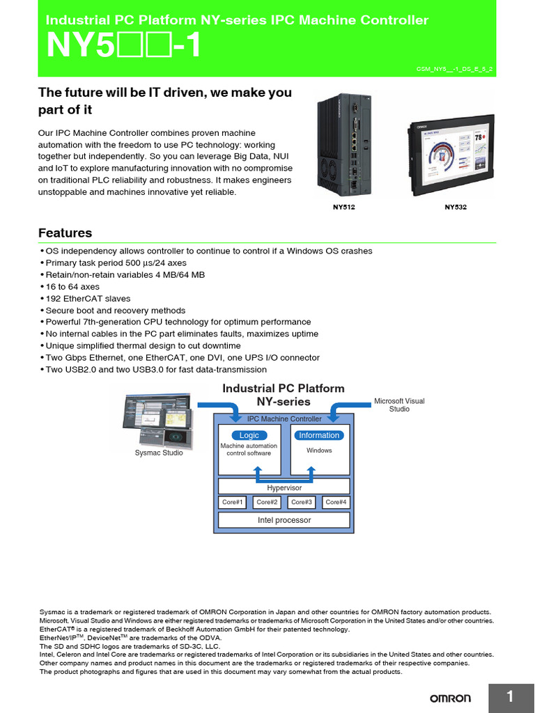 Ny5 Ipc Machine Controller Datasheet en | PDF | Personal Computers ...