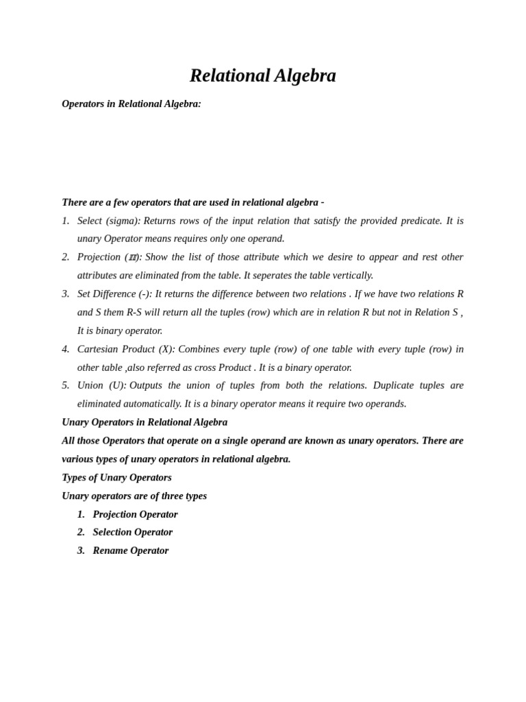 Query Is A Question or Requesting Information | PDF | Relational Model | Relational Database