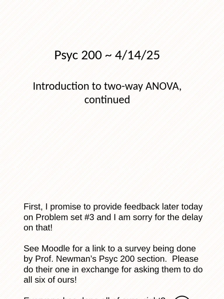 200 Slides 4-14-25 Intro To Two-Way ANOVA Continued | PDF | Analysis Of Variance | Statistical ...