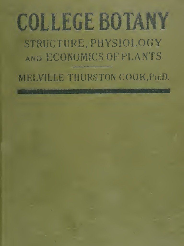 College Botany | PDF | Tissue (Biology) | Plants