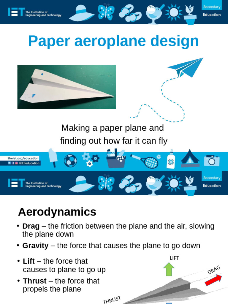 Paper Aeroplane Design Powerpoint | PDF