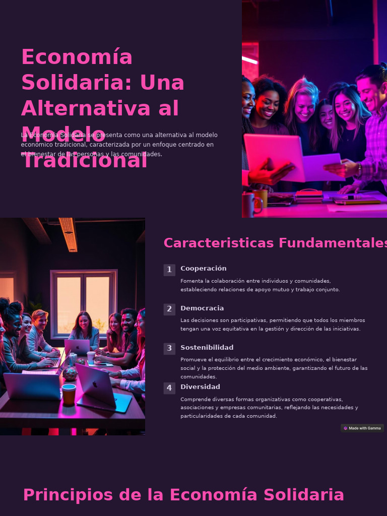 Economia Solidaria Una Alternativa Al Modelo Tradicional | PDF ...