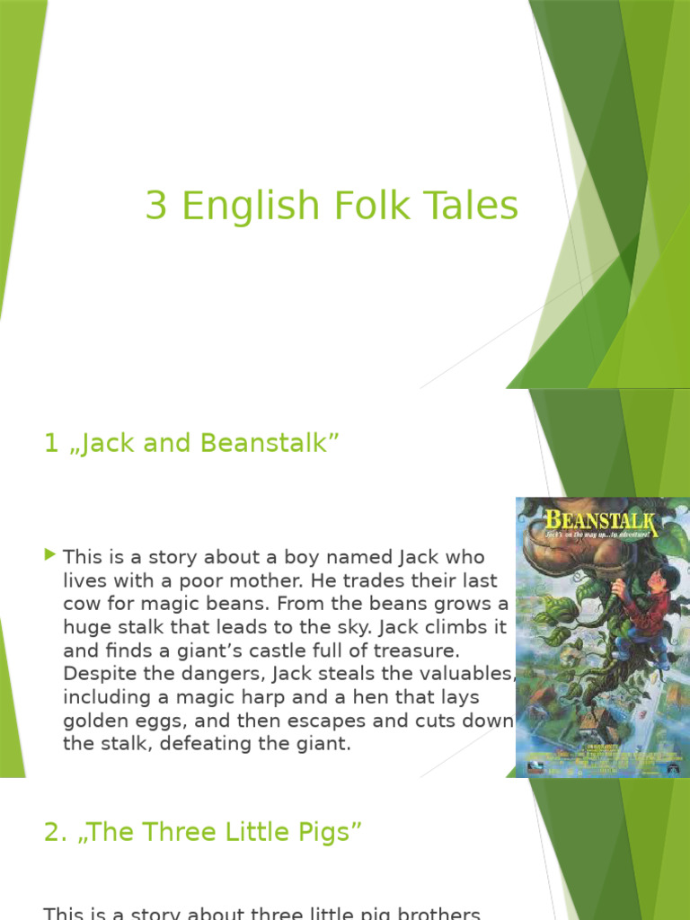 3 English Folk Tales | PDF