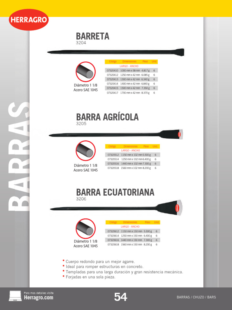 Barra Metalica | PDF | Ingeniería de Edificación | Materiales