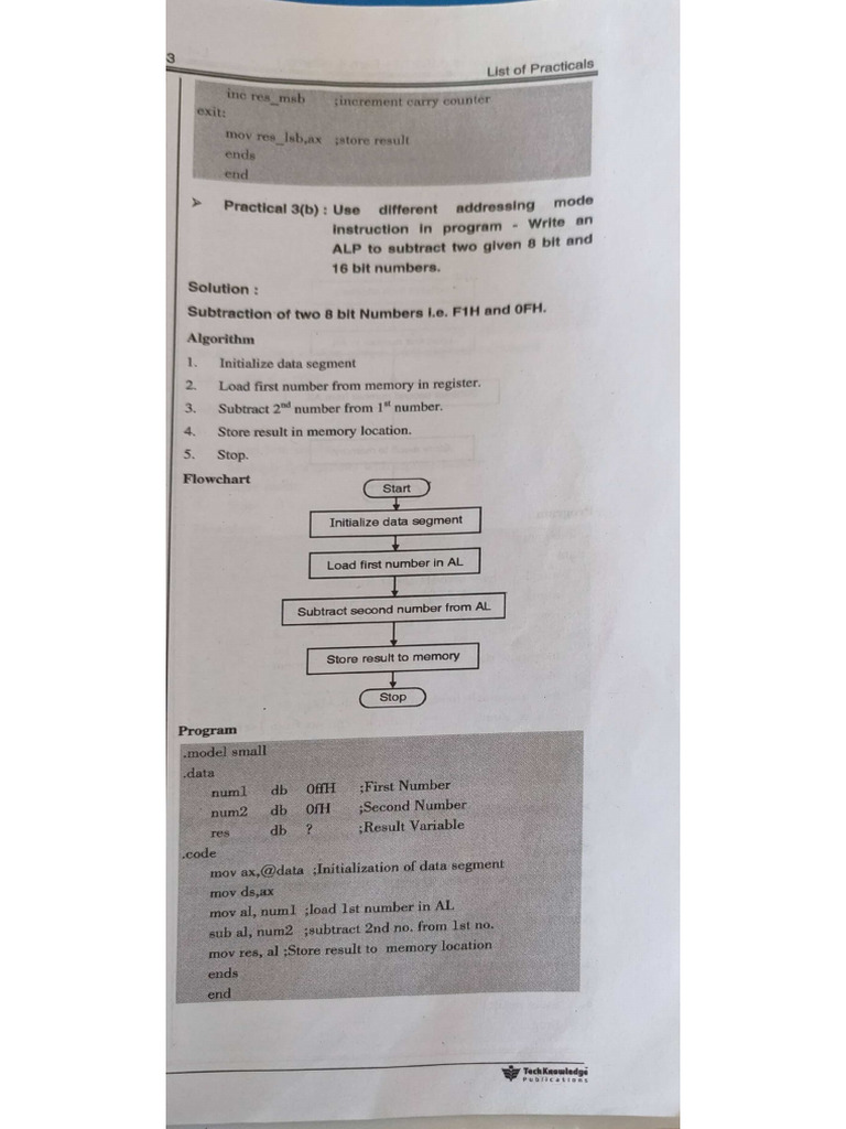 MIC Lab Practicals | PDF