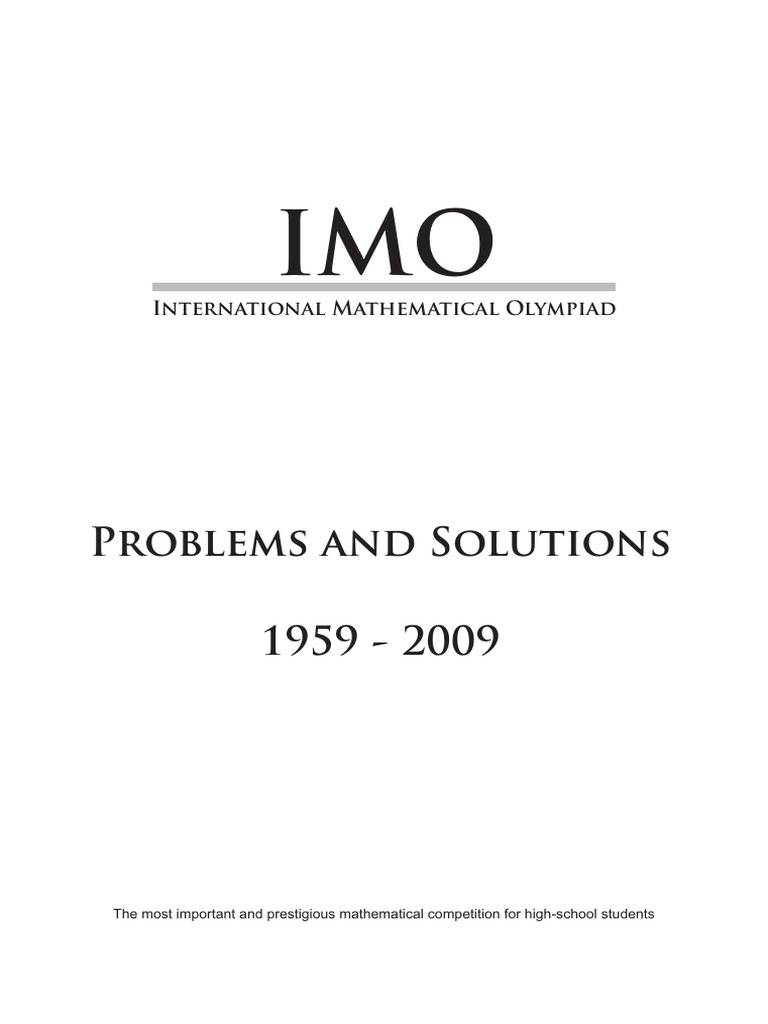 International Mathematical Olympiad Prob | PDF | Circle | Triangle