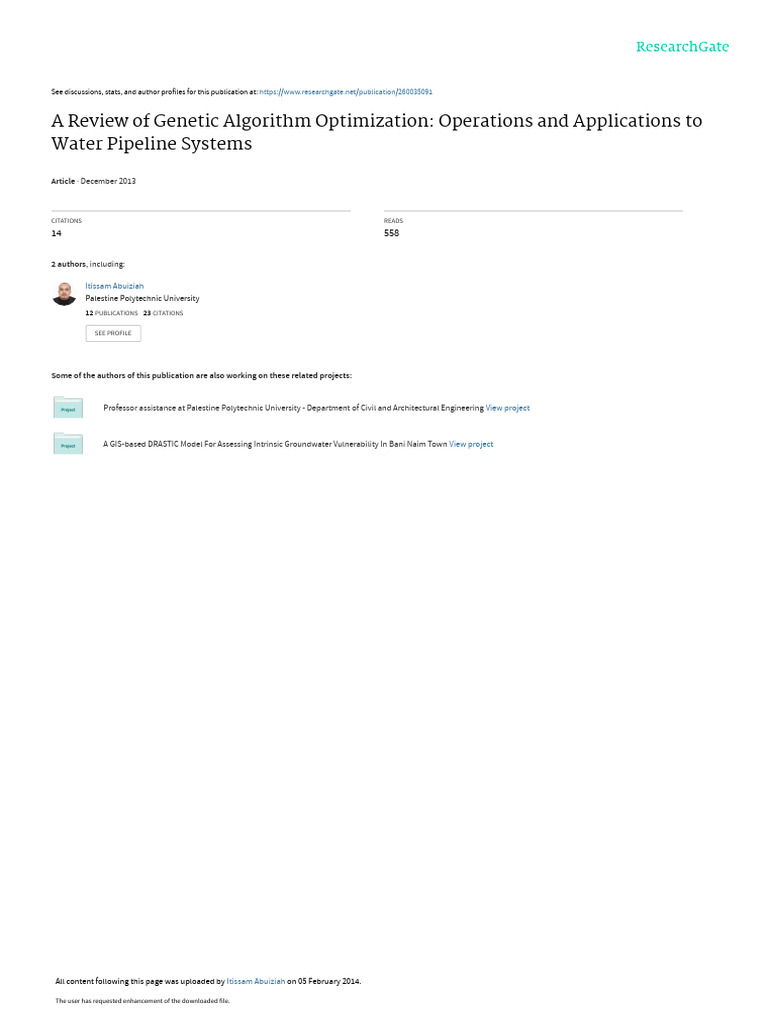 A-Review-of-Genetic-Algorithm-Optimization-Operations-and-Applications-to-Water-Pipeline-Systems ...