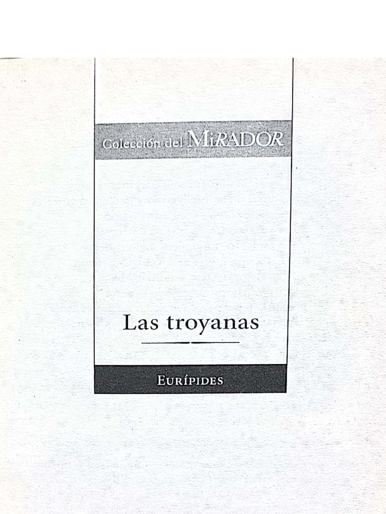 Las Troyanas | PDF