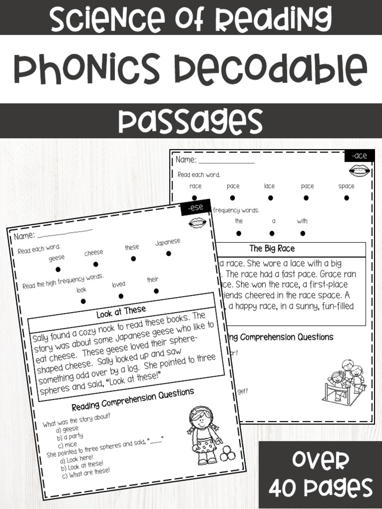 Phonics Decodable: Over 40 Pages | PDF | Learning | Pedagogy
