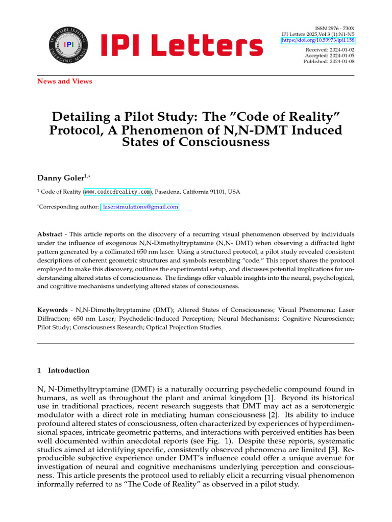 IPIL_158_1_250507_155626 | PDF | Consciousness | Diffraction