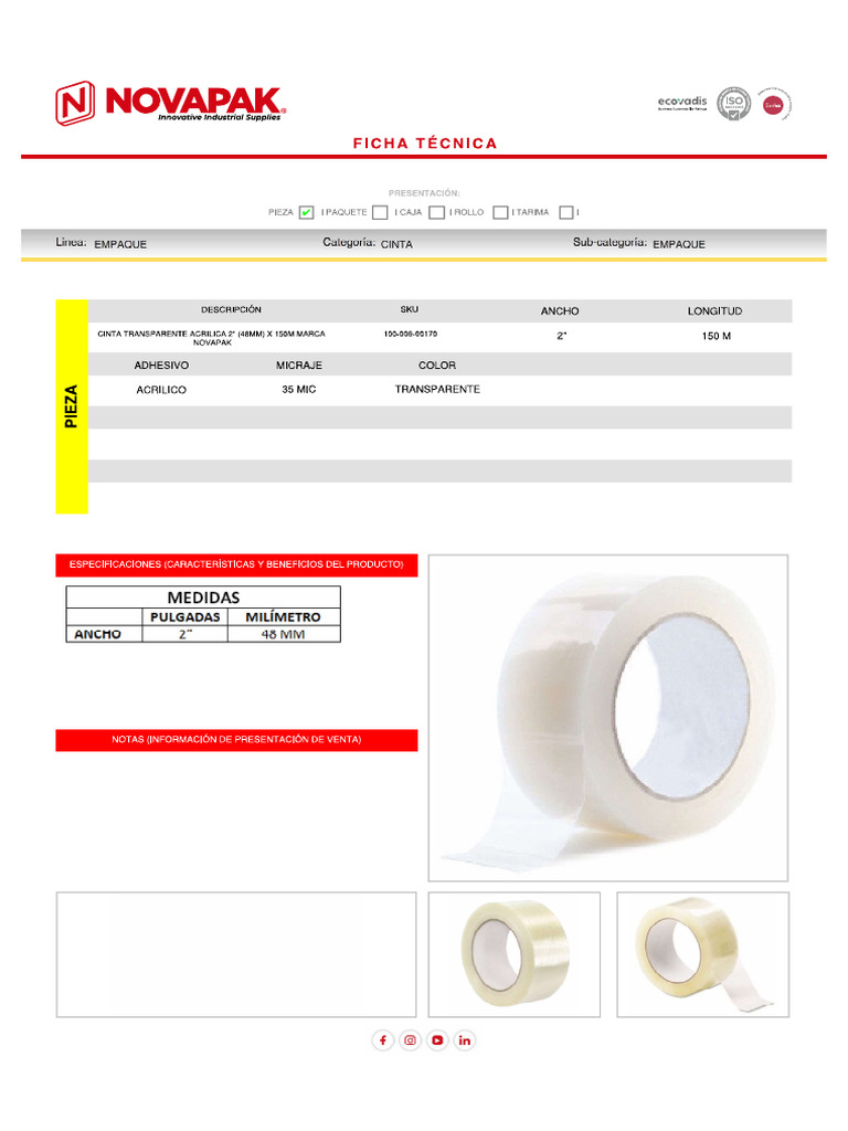 Ficha Técnica 100-006-00170 | PDF