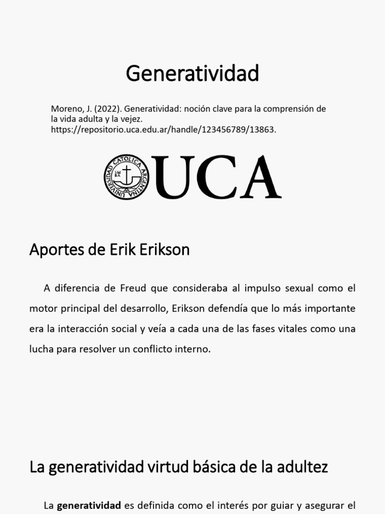 U2 - Generatividad | PDF | Adultos | Inteligencia