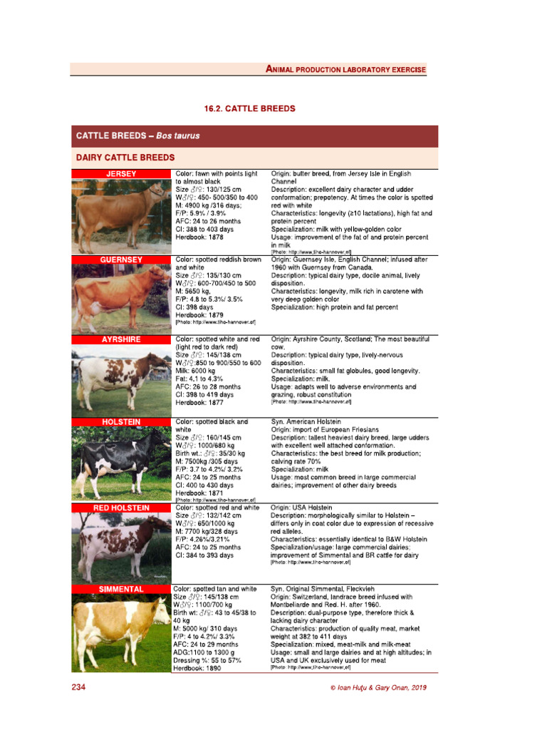 Farm Animal Breeds PDF - 082117 | PDF