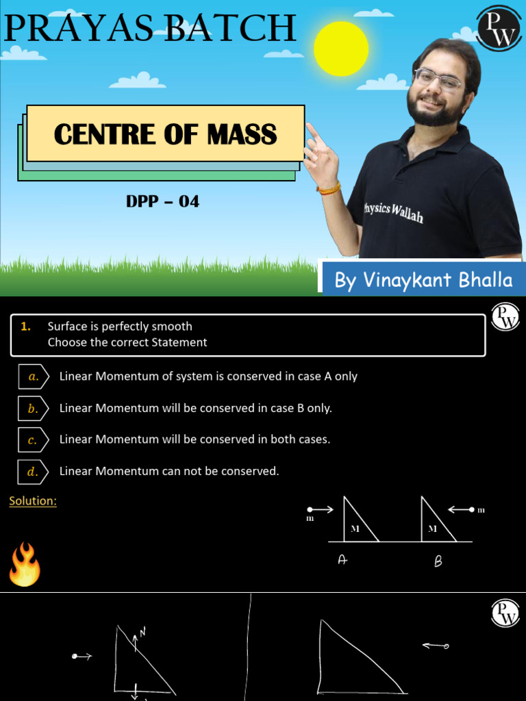 Physics Momentum and Spring Problems | PDF | Momentum | Force