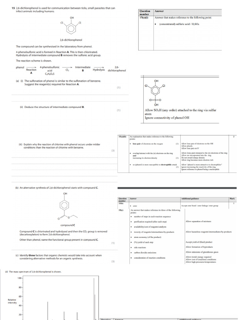 Chem Test 1 Paper 5 Amide Amine Nitrogen Ms | PDF