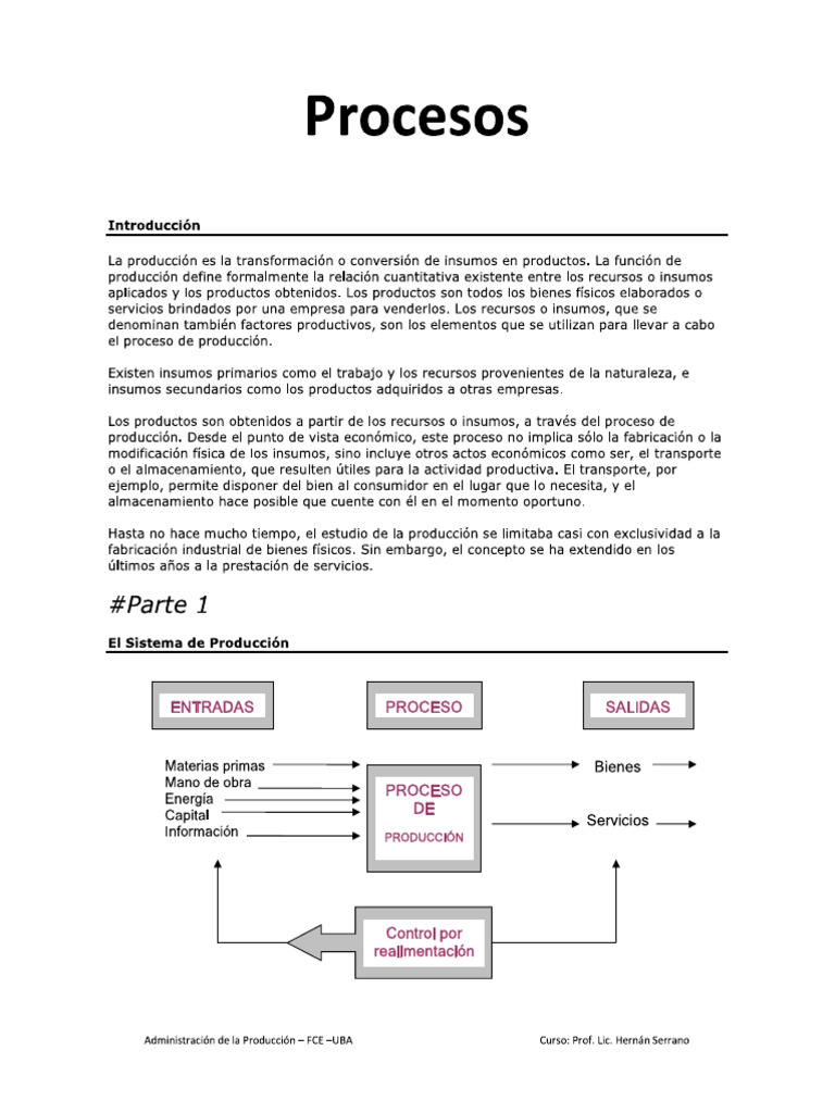 Cap 5 - Procesos Actualizado 2020 - Procesos. Estrategias y Definiciones | PDF