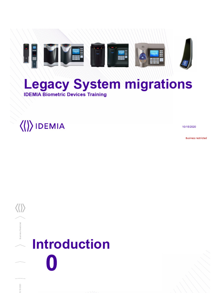 Legacy System Migrations | PDF | Biometrics | Databases
