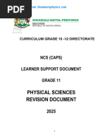 Physical Science Grade 10 November 2023 P1 and Memo | PDF