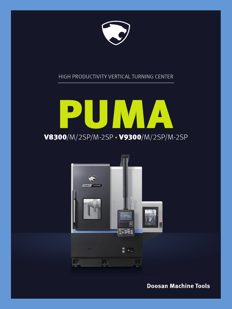 Doosan PUMA V8300 Series Overview | PDF | Machining | Mechanical ...