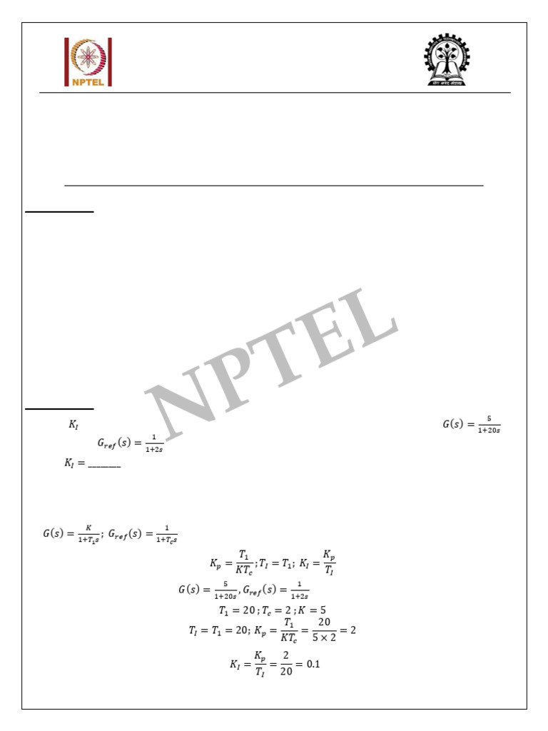 Assignment-4 - IAC NPTEL - 2025 | PDF | Control Theory | Feedback