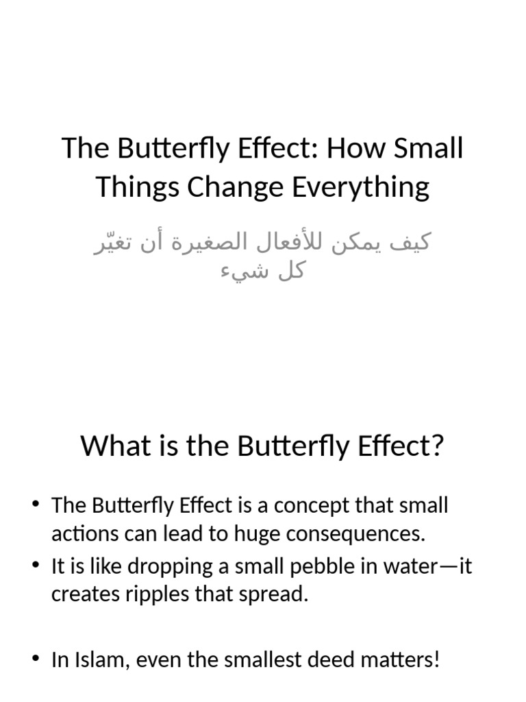 The Butterfly Effect in Islam | PDF | Religious Belief And Doctrine ...