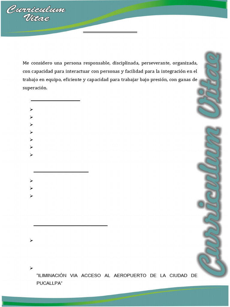 Curriculum Vitae Mario Bustos | PDF