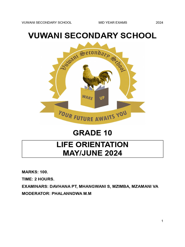 Grade 10 Qustion Paper Complete | PDF | Poverty | Poverty & Homelessness